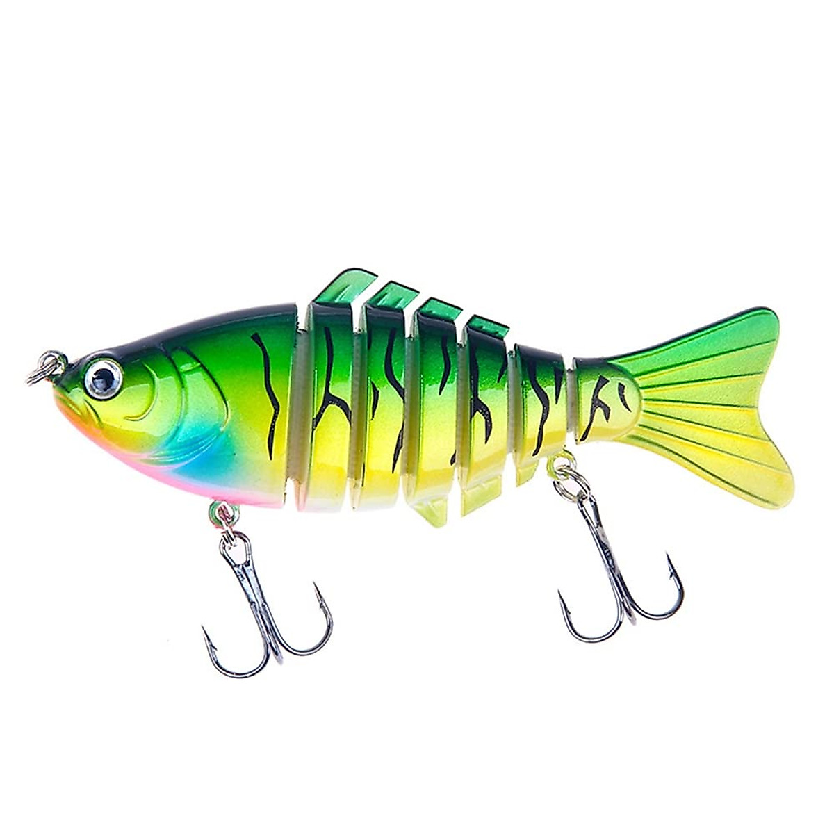 Grebest Fishing Lures,10cm 15.6g Plastic Artificial Lifelike Fake Lure Fishing Tackle Tools Accessory for Fishing Enthusiast Fishing Lovers Bass Trout Fishing 5 One Size