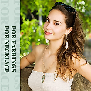 16 Pcs Healing Crystal Stone Necklaces Hexagonal Gemstone Pendant Necklace Full Wire Wrap Crystal Necklace Spiritual Crystal Jewelry Amethyst Necklace with Silver Gold Chains for Women