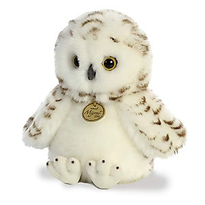 Aurora® Adorable Miyoni® Tots Snowy Owlet Stuffed Animal - Lifelike Detail - Cherished Companionship - White 10 Inches