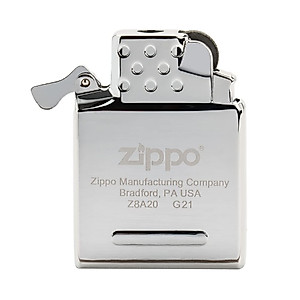 Zippo Butane Lighter Insert -2" L x 1.4" W x 0.5" Th- Yellow Flame