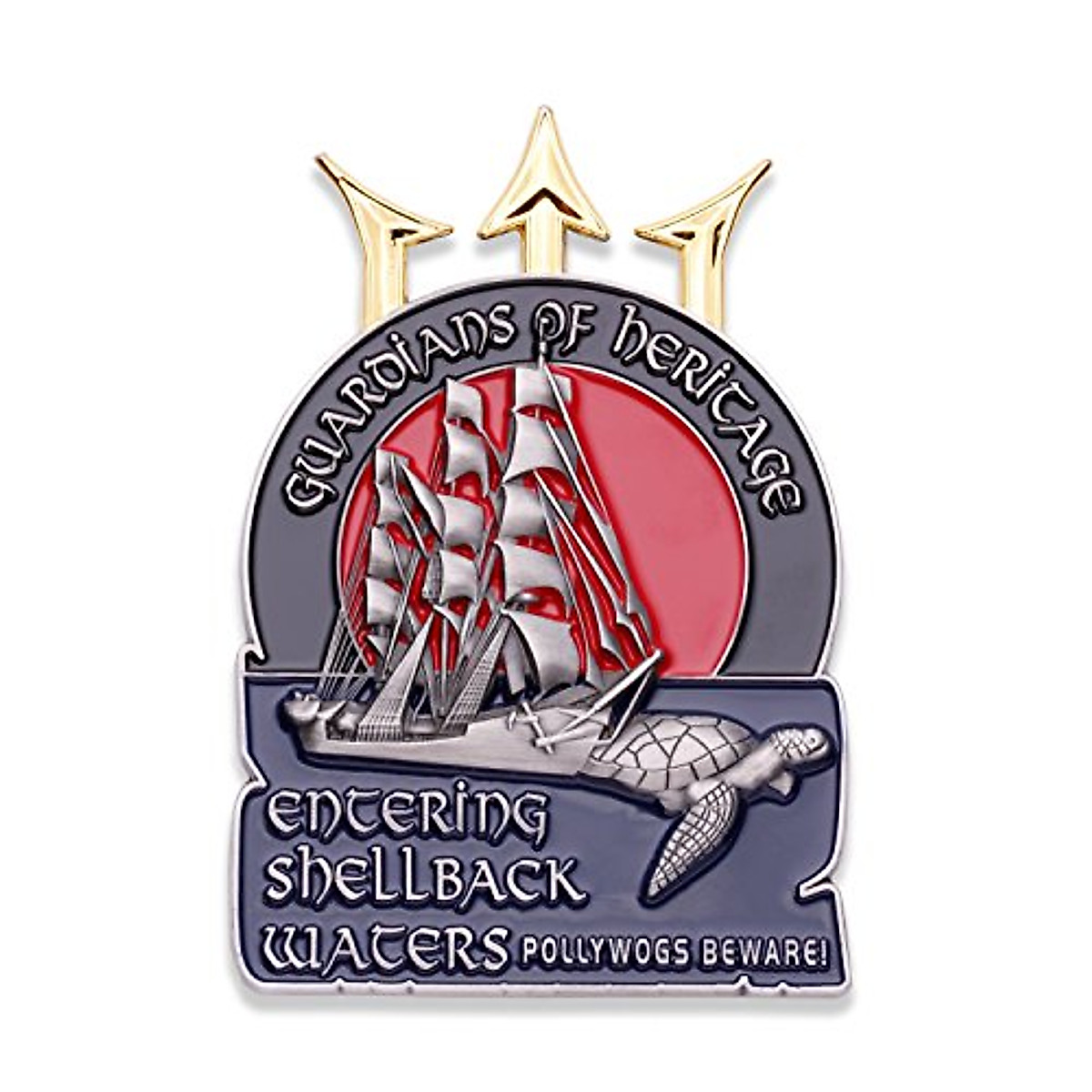 Shellback Challenge Coin - Unreal Military Shellbacks Coin - Designed by Military Veterans