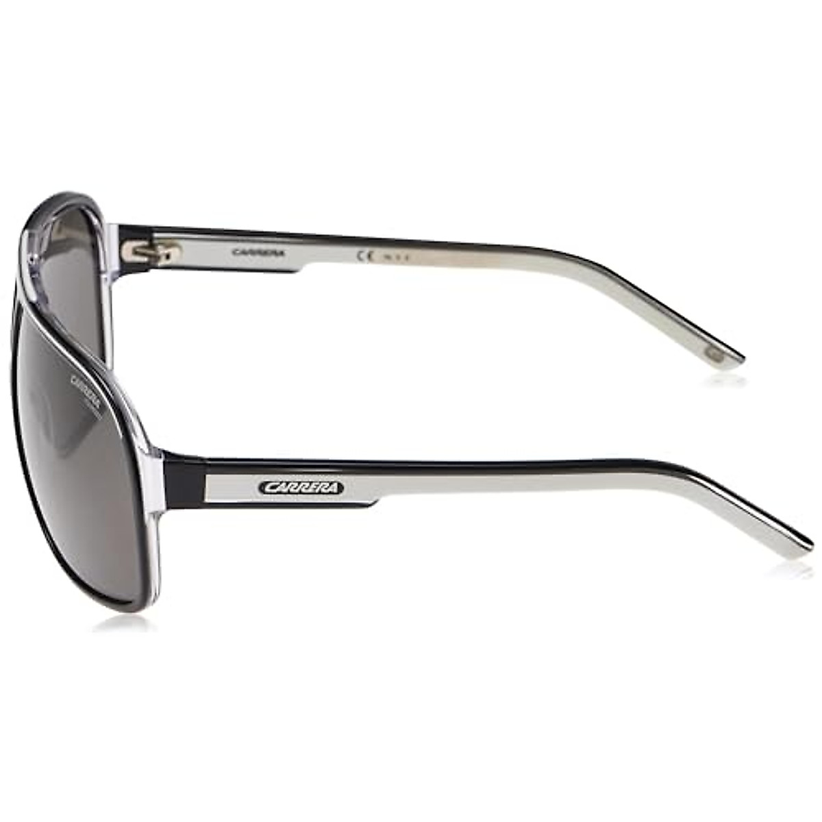 Carrera Grand Prix 2/S Sunglasses GRAND2S-07C5-M9-6409 - Black Crystal Frame, Gray Cp Pz Lenses,