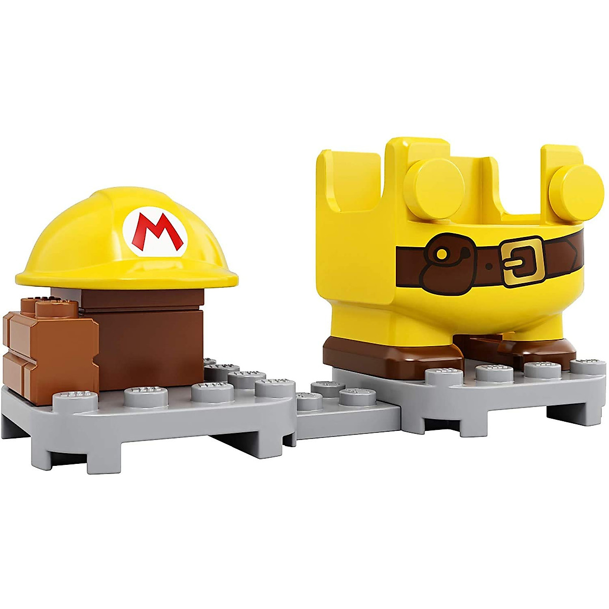LEGO Super Mario Builder Mario Power-Up Pack 71373 Building Kit, Fun Gift for Kids to Power Up The Mario Figure in The Adventures with Mario Starter Course (71360) Playset (10 Pieces)