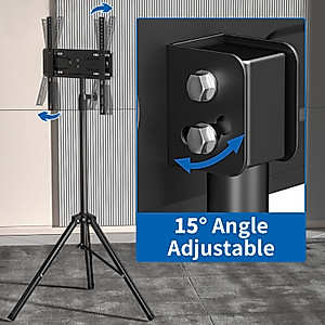 Portable TV Tripod Stand Tilt Mount for 32 to 55 inch LCD LED Flat Screen TV Display Floor Stand