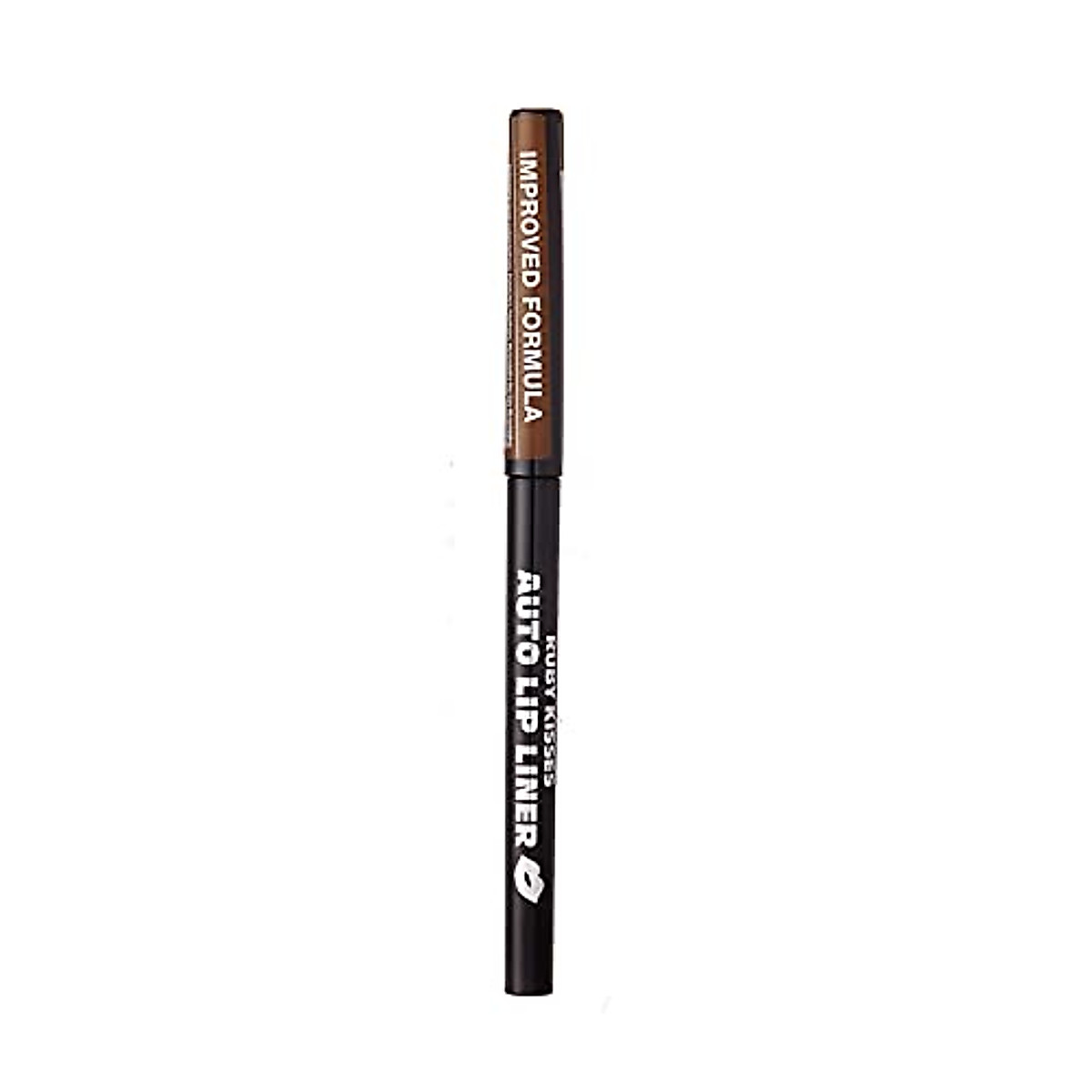 Ruby Kisses Auto Lip Liner Pencil, Long Lasting & Non-Fading, Smooth Application, Non-Feathering with Rich Color, No Sharpener Needed, Ideal for Full Lips Look (Cappuccino) (3 PACK)