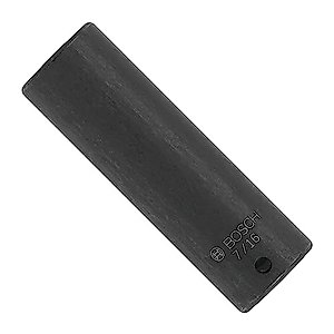 BOSCH ITSO14716 1-Piece 7/16 In. Impact Tough 1/4 In. Thin-Wall Hex Socket