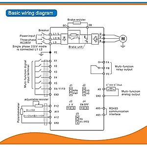 RATTMMOTOR CNC Spindle Motor Kit 220V, 2.2KW Air Cooled Spindle Motor Square Spindle Motor ER20+2.2KW VFD Inverter 220V Variable Frequency Drive Single to 3 Phase Converter for CNC Router Machine