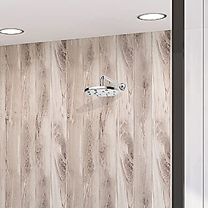 Homewerks HS31-R125CH Rain Can Shower Head 8.9 Inches, Luxurious Air Infused Water Flow 2.5 GPM, Chrome Finish