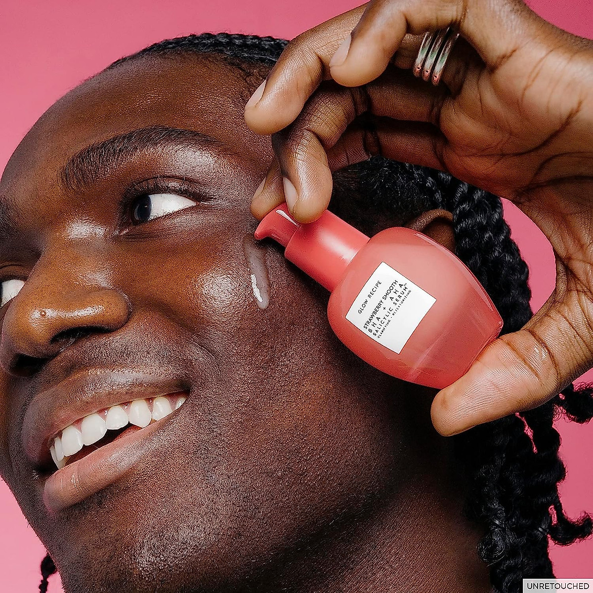 Glow Recipe AHA BHA Salicylic Acid Serum - Strawberry Face Serum, Pore Minimizer & Facial Exfoliant with Hyaluronic Acid & Azelaic Acid - Hydrating Serum & Travel Skincare (30ml)