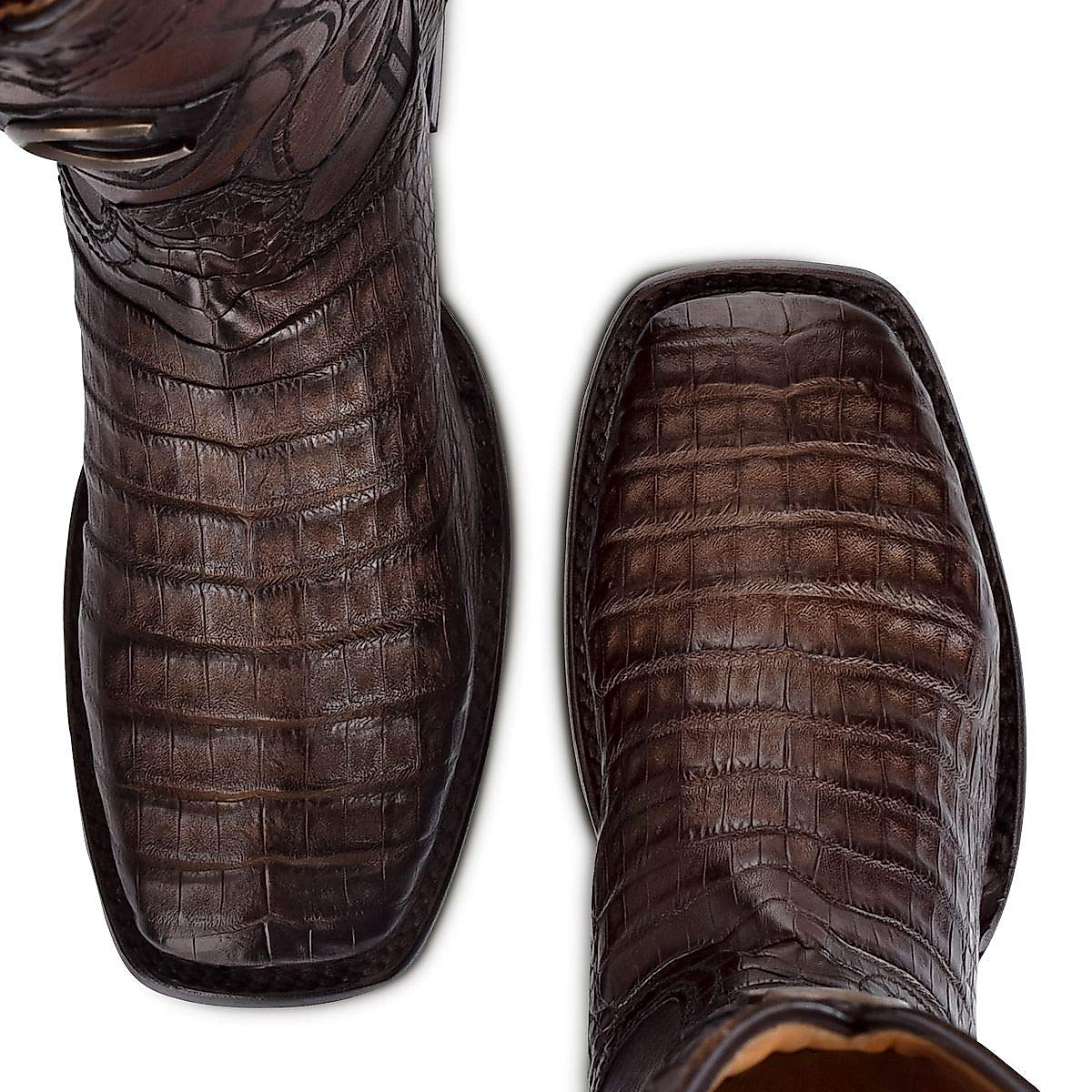 Cuadra 1E1OFY Crocodile Fuscus Rodeo Western Boots (Brown, numeric_11)