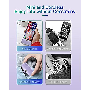 Kuulaa iPhone Portable Charger 5000mAh, Fast Charging Mini Power Bank, Ultra-Compact Small Battery Pack for iPhone 14/14Pro/14 Plus/13/13 Pro Max/12/12 Mini/12 Pro Max/11/11 Pro Airpods