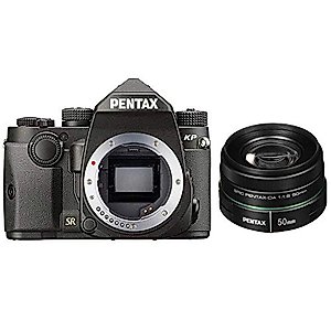 Pentax KP DSLR Camera (KP Black, w/Pentax 50mm Lens)
