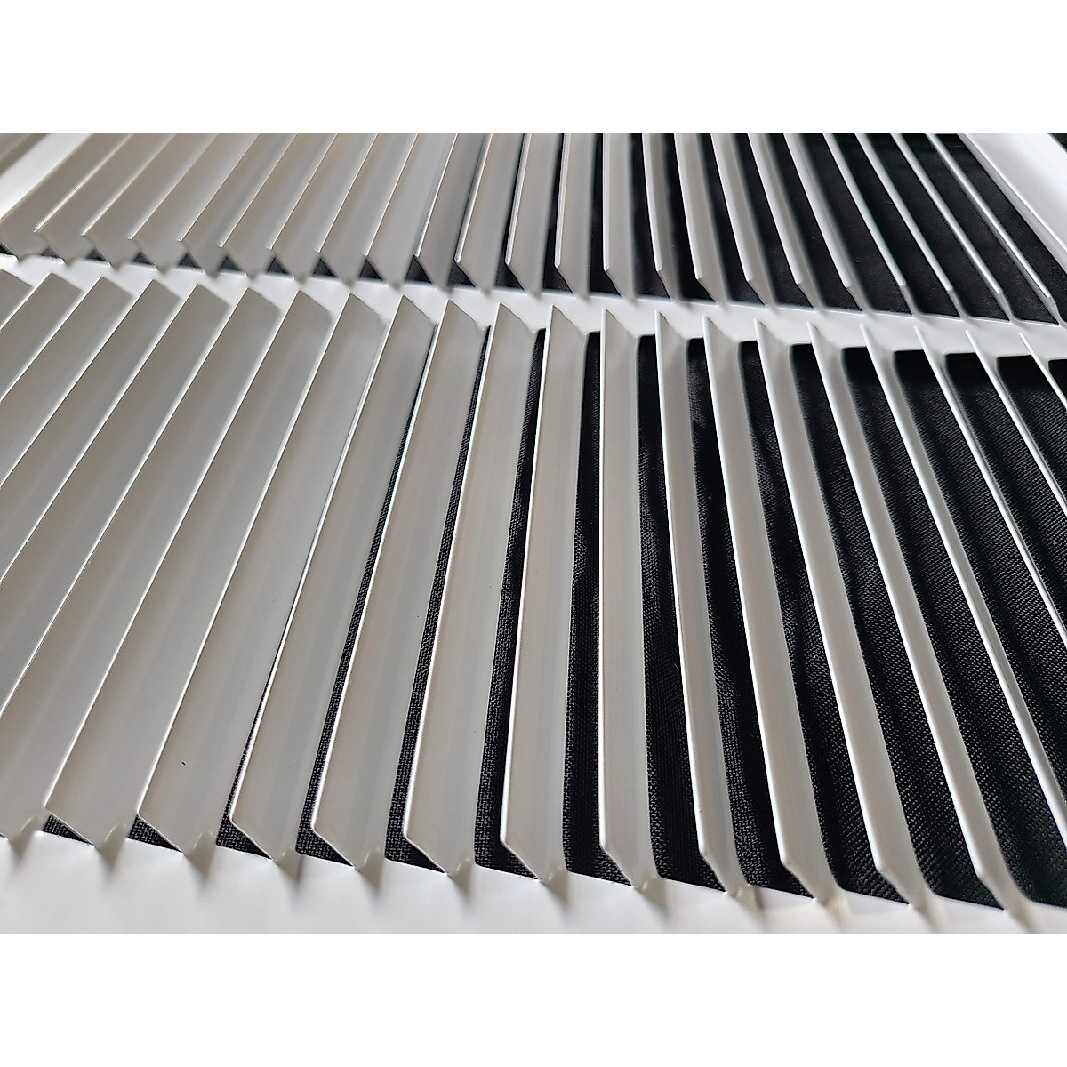 Fits 30x8 Duct Opening | Steel Return Air Grille by Handua | Vent Cover Grill for Sidewall and Ceiling | White | HVAC Cold Air Intake Grille | Outer Dimensions: 31.75"W X 9.75"H