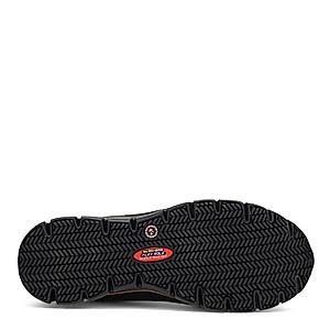 Skechers Women's Lace up Athletic Safety Toe Industrial Shoe, Black/Gold, 8