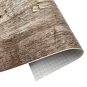 Yifely Modern Wood Grain Furnitures Covering Paper Self-Adhesive Shelf Liner Removable Dresser Drawer Sticker 17.7 Inch by 9.8 Feet