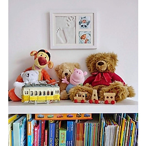 Personalized Baby Handprint and Footprint Kit (NO Mold) | Unique Baby Shower & New Mom Gift with Box | Baby Registry Must Have for Newborn Boy & Girl | DIY Photo Frame Keepsake | Nursery Room Decor