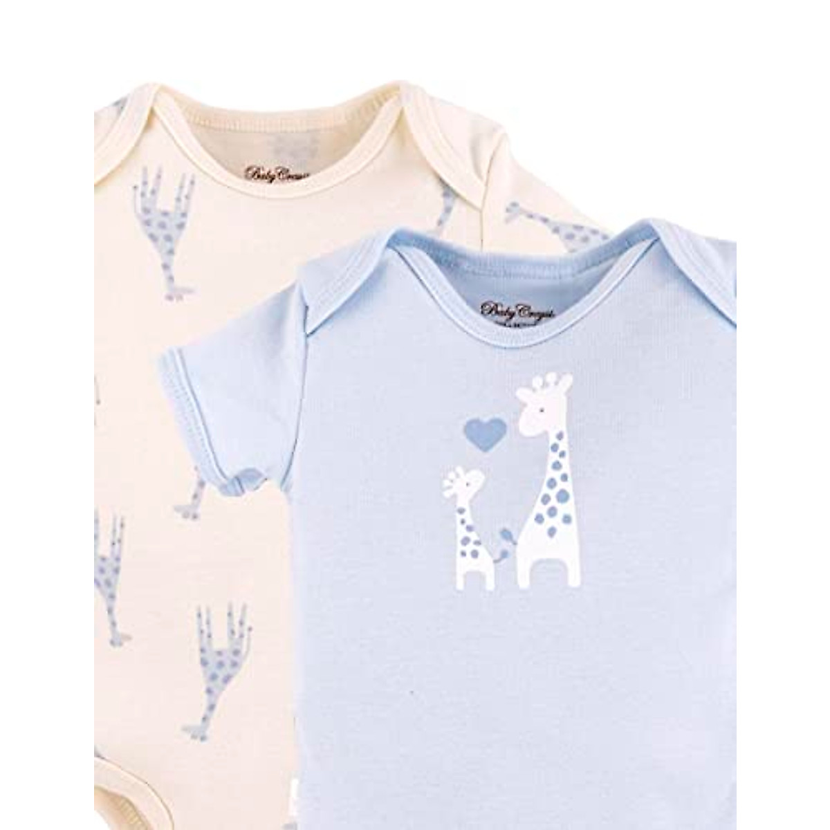 3 pack baby Boy Bodysuit I Breathable & Comfort I Blue short and long sleeve Bodysuit I 3-6 months old baby Boy I 100% Hypoallergenic cotton. (multiprenda niño)
