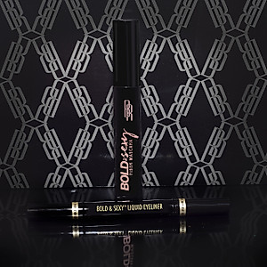 Black Radiance Bold & Sexy Fiber Mascara Black (Pack of 2)