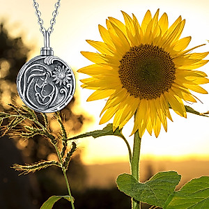 Fryneauy Baby Urn Necklace for Ashes Miscarriage Gift 925 Sterling Silver Cremation Jewelry Keepsake for Stillborn Baby Memorial Keepsake Jewelry for Women