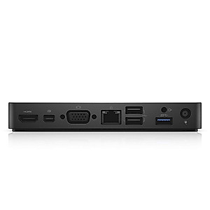 DELL WD15 Monitor Dock 4K with 130W Adapter, USB-C, (450-AFGM, 6GFRT) (Renewed)']