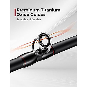 Piscifun Carbon XCS Baitcasting Reel and Rod Combo, 7' MH M 2Pcs Baitcaster Rod, 5.5oz Ultraliught Baitcasting Reel, 8.1:1 Right Handed Baitcasting Fishing Reel