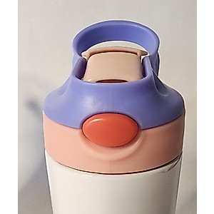 2 pack 12oz sublimation toddler tumblers (Pink/green and pink/purple lids)