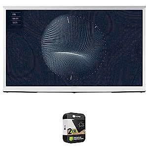 SAMSUNG QN43LS01BA The Serif 43 Inch QLED 4K UHD HDR Smart TV (2022) Bundle with 2 YR CPS Enhanced Protection Pack