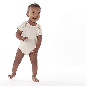 Gerber Baby 5 Pack Onesies Multi-Packs Bundle Interlock 180 gsm, Natural, 0-3 Months US