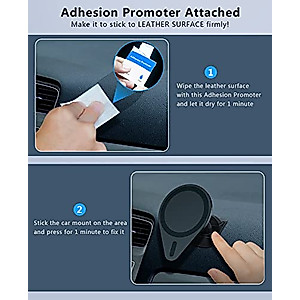 SUPERONE Mag Safe Car Mount for Dashboard [23 Strong N55 Magnets] iPhone MagSafe Phone Mount for car 360° Rotation Adjustable Magnetic Phone Holder, Only Fit for iPhone 14 13 12 Pro/Max/Mini