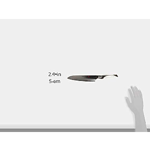 Global SAI-01, Sai Japanese Chef's Knife, 7-1/2", Stainless Steel