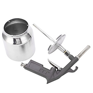 NDNCZDHC Sandblaster Gun Kit, 10.0 Bar High Pressure Air Sand Blaster Gun Aluminium Alloy Handheld Sandblasting Spray Gun Tool with 750CC Aluminium Pot for Sanding, Sandblasting, Polishing