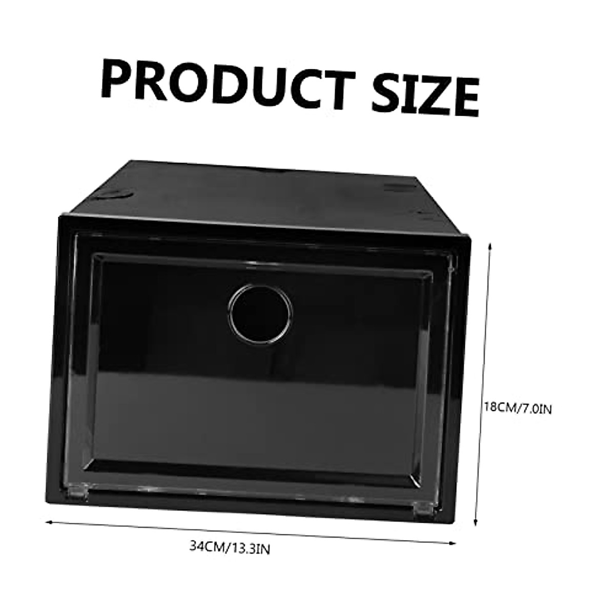 Amosfun 2 Pcs Plastic Transparent Shoe Box Shoes Storage Shoe Storage Shoes Closet Organizer Closet Drawer Divider Front Opening Shoe Holder Sneaker Storage Clothes Stackable Plastic Pp