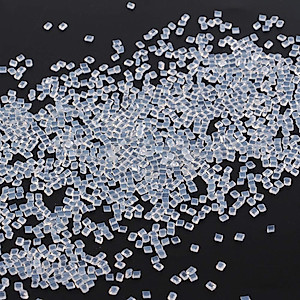 4600Pcs Italian Keratin Glue Granule Pellets Transparent Keration Glue Granule Bead for Hot Fusion Nail/I Tip Hair Extensions