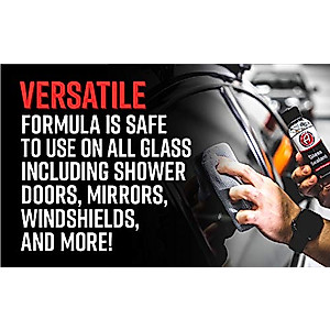 Adam's Glass Sealant 2.0 4oz - Super Concentrated, Easy Application - Water Simply Rolls Off Treated Surfaces - Designed to Bead Water and Keep Glass Clean