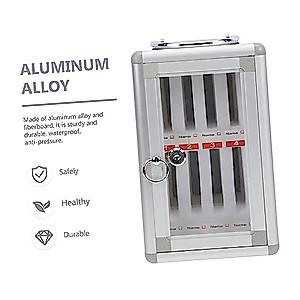 MAGICLULU Mobile Phone Safe Storage Cabinet with Lock Desk Speaker Smart Phone Cell Phone Cabinet Cell Block Phone Jail Fridge Locks Aluminum Alloy Frame, Fiberboard Phone Storage Box Locker