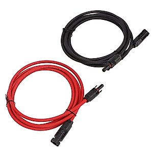 Solar Cable Extension Cable 6mm Connector for Photovoltaic Solar System (10m)