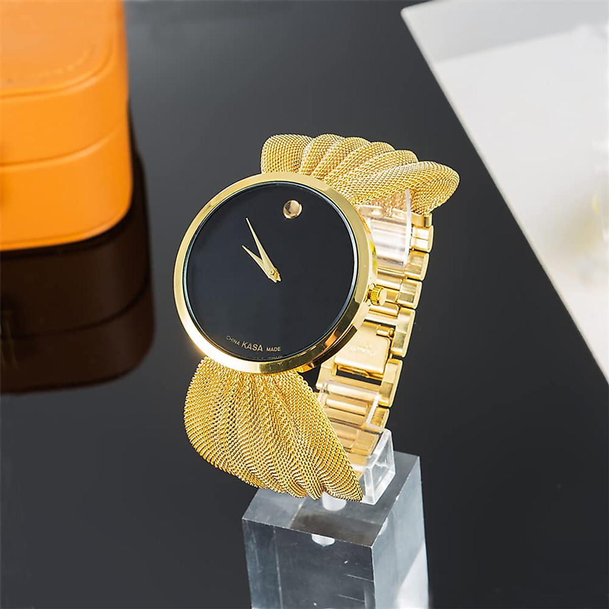 Baojulong Elegant Women’s Watch and Bracelet Set, Mothers Day Gifts for Mum Wife, Birthday Gifts for Women Sister Girlfriend, Valentines Day Gifts for Her
