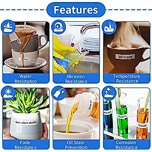 6-Pack P Touch Label Tape, TZe-231 TZ Tape 12mm 0.47 Inch Laminated White TZe231 TZe 231 Compatible with Brother P-Touch Label Maker PT-H110 PT-D210 D220 D600 D400 D400AD D610BT P710BT, Black on White