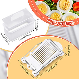 2 Pieces Musubi Mold and Slicer Rectangle White Musubi Maker Kit Safe Luncheon Meat Slicer Musubi Press Mold for Kitchen, Restaurant, Home