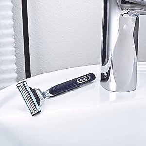 Gillette Mach3 Mens Razor with 1 Handle and 2 Razor Blade Refills
