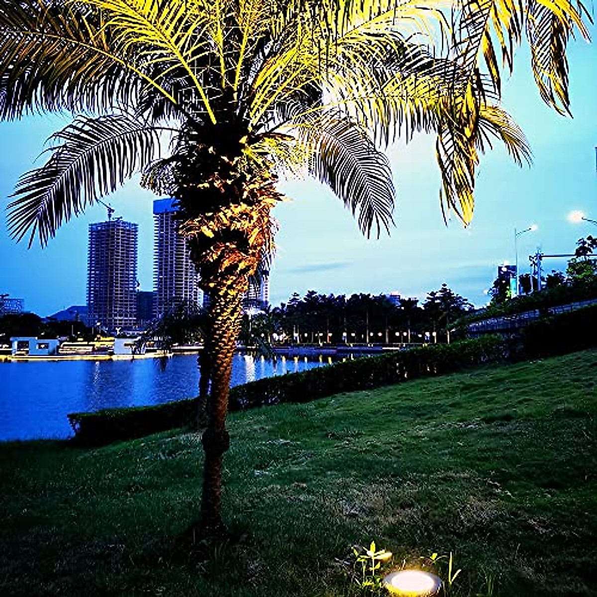 Cheopha PAR36 LED 10W Landscape Bulb Spotlight 2700K Warm White 50W 60W Halogen Equivalent IP67 Waterproof Low Voltage for Garden Outdoor Landscape Lighting RV Off-Road Vehicles Tractors 12V AC/DC