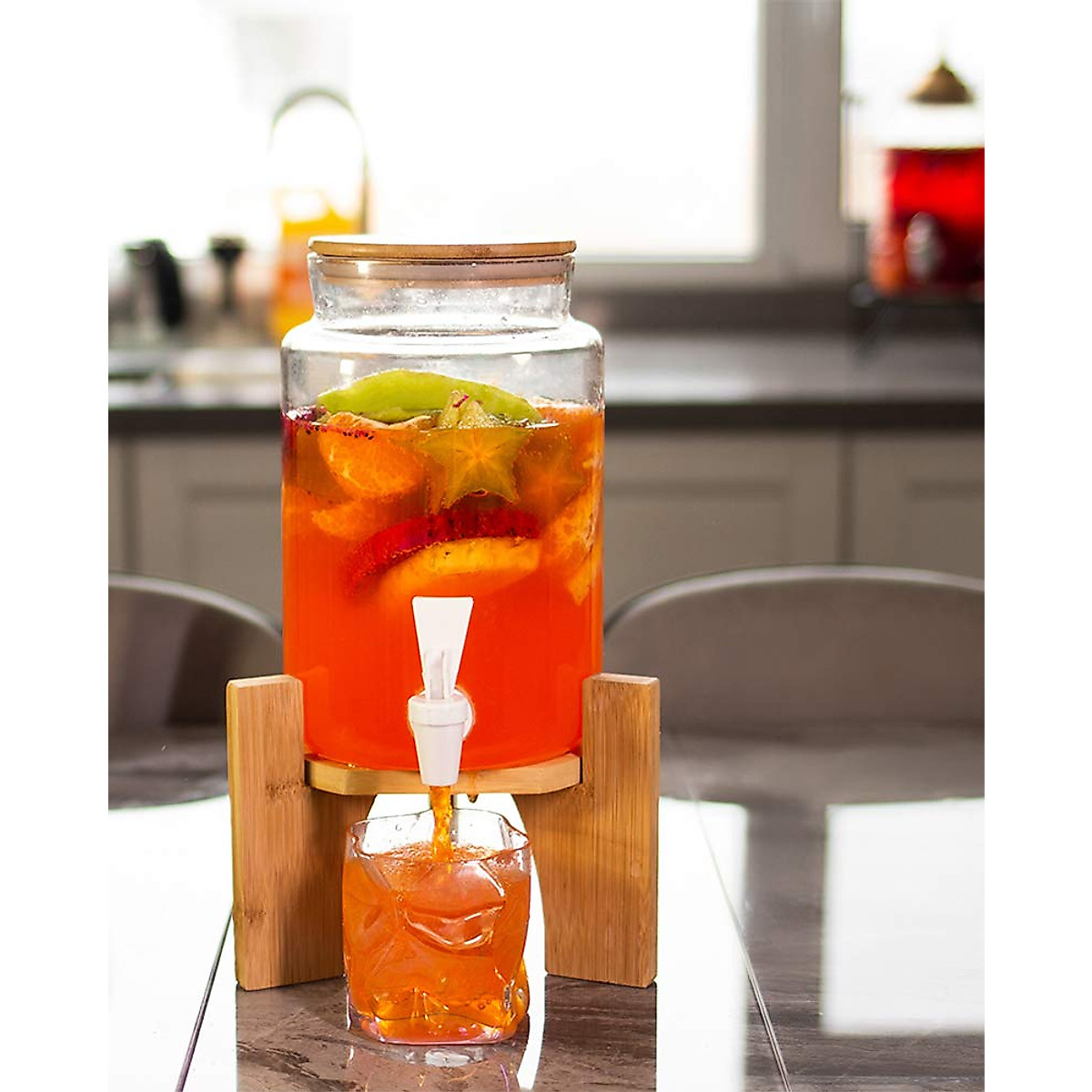 Hgzaccompany Replacement Cooler Faucet Water Bottle Jug,Water Dispenser Tap Set,BPA-Free Plastic Spigot Spout Water Beverage Lever Pour Dispenser Valve,Water Crock Tap (2, White)