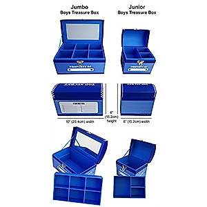 Treasure Chest Box - Superhero Blue