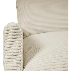 ROWHY Armrests for Modular Sectional Couch, Set of 2 Corduroy Left and Right Armrests, Convertible Armrests for Living Room, Bedroom and Guest Room, Beige