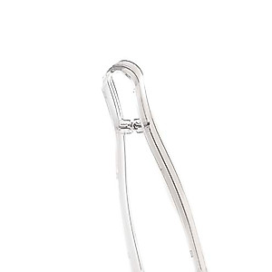 [3 PACK] 12 inch Heavy Duty Clear Serving Tongs - Plastic Disposable Salad Tongs - High Heat Plastic, Catering, Salads, Bakery, Buffets, BBQ, Ice, Hot and Cold Foods by EcoQuality (12")