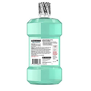 Listerine Zero Mouthwash, Clean Mint, 50.7-Ounce (1.5 L)