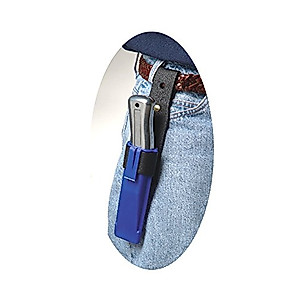 Bon Tool 15-500 Dolphin Knife Heavy Duty Anti Slip Utility Knife- Box Cutter with Holster, Ultra Sharp, Quick Blade Change Mechanism with Lock-Back Design