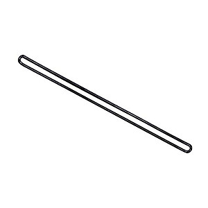 Mini Skater 6.7 inch/17cm Premium Plastic luggage Tag Loop Travel Bag Identification Tag PVC Name ID Card Worm Loop Strap for Luggage Bag ID Tag (Black,50Pcs)