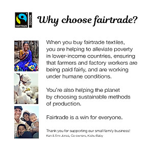 Kishu Baby Indi GOTS Organic Baby Bibs, Muslin Bibs for Boys & Girls, 4-Way Reversible Toddler Bandana Bibs, 100% Organic Cotton Drool Bibs 5-Pack