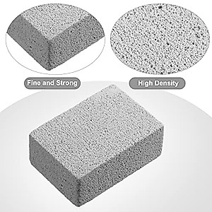 24 Pcs Pumice Stone for Cleaning, Grill Griddle Pumice Stone Brick Block Cleaner, Ecological Barbecue Griddle Cleaning Brick Pumice Stone for Removing Stains, BBQ, Rack, Flat Top Cookers, Pool, Toilet